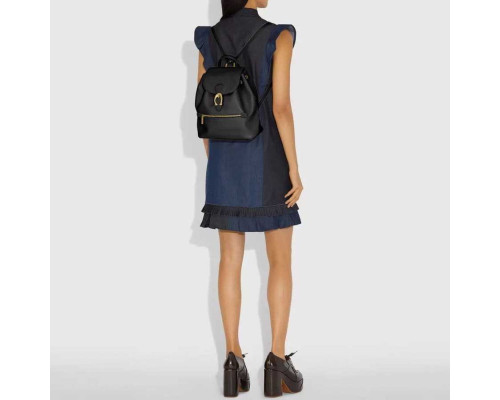 Купить Coach Evie Backpack In Signature Canvas - Black в официальном ...