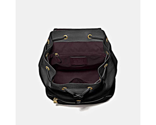 Купить Coach Evie Backpack In Signature Canvas - Black в официальном ...
