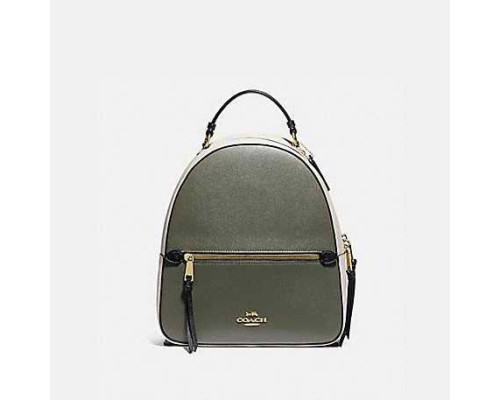 Купить Coach Jordyn Backpack - Military Green/Chalk White в официальном ...