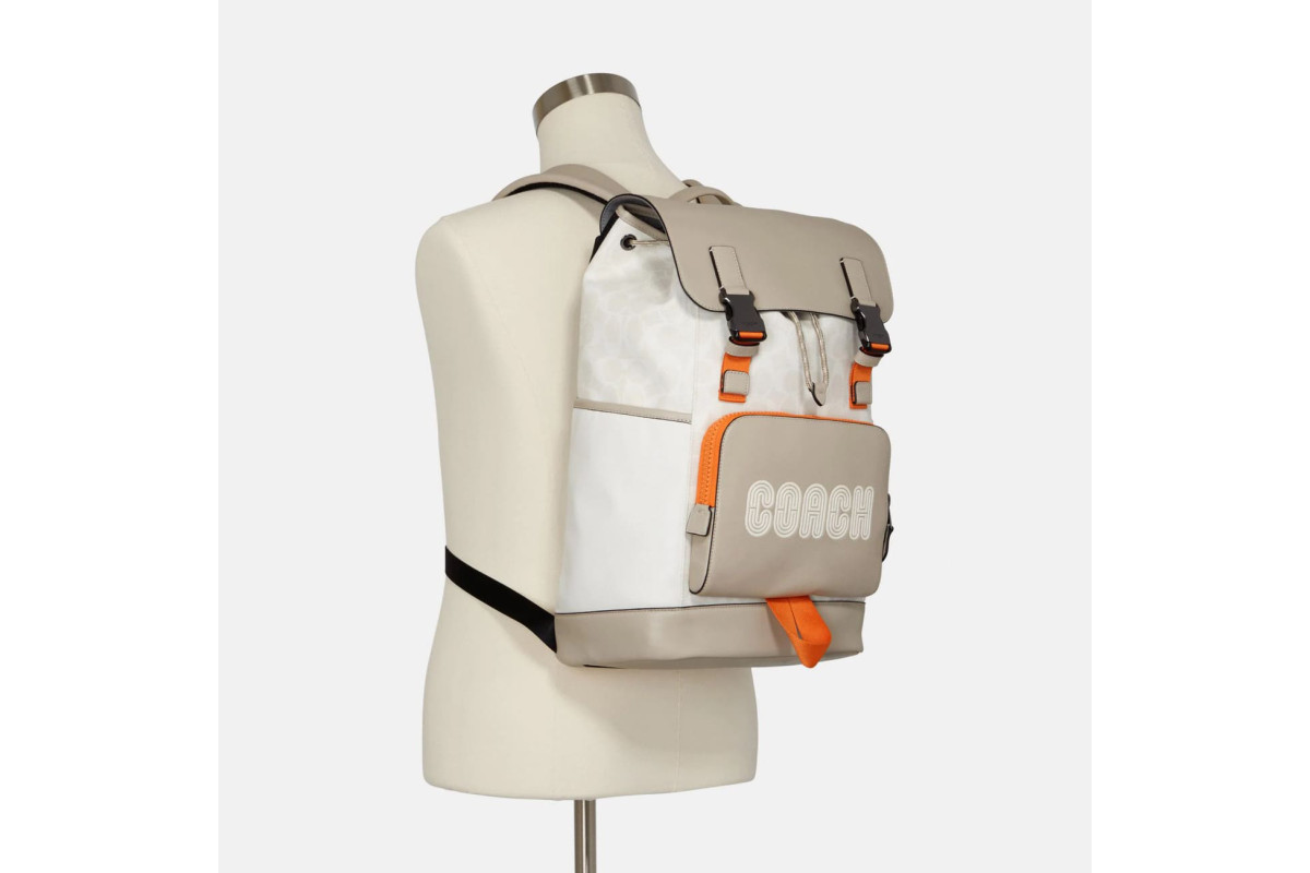 Купить Coach Track Backpack - Chalk Bone Multi в официальном магазине